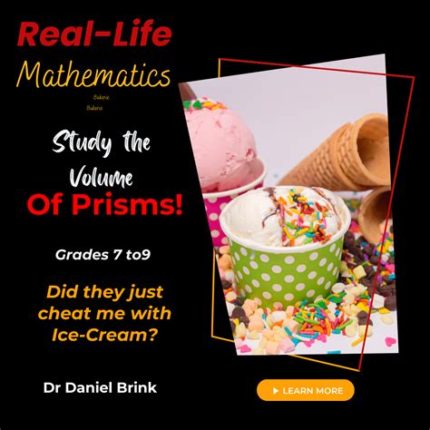Volume Of Prisms Real Life Example Did I Get Cheated With Ice Cream