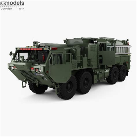 Oshkosh M1142 Tactical Firefighting Truck With Hq Interior 2021 3d