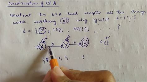 1 2 Construction Of Dfa Toc Youtube