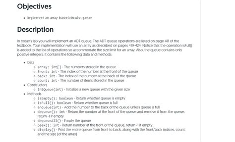 Solved Objectives • Implement An Array Based Circular Queue