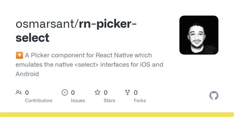 Github Osmarsantrn Picker Select 🔽 A Picker Component For React Native Which Emulates The