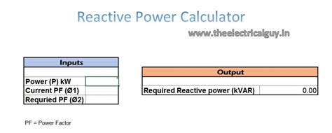Steps To Calculate Required Reactive Power For PF Correction TheElectricalGuy
