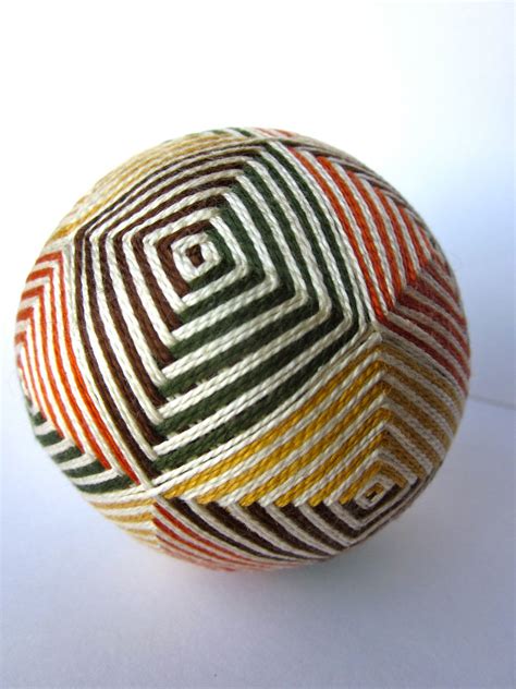 Gorgeous Fabulous Pattern Temari Patterns Fiber Art Hand Embroidered