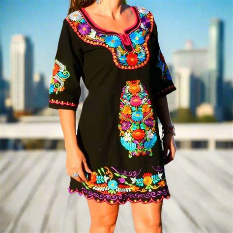 Vestido Bordado Tm 77373 Embroidered Dress Nantlis Online Store