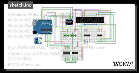 113 10 13 5 一層選單 RTC外掛驅動 Wokwi ESP32 STM32 Arduino Simulator