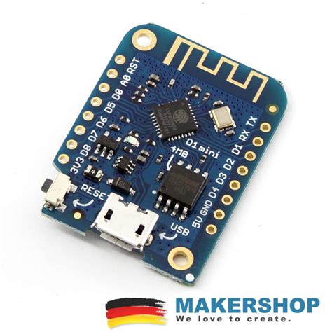 d1 esp8266 mini wlan board mikrokontroller wifi modul wemos nodemcu
