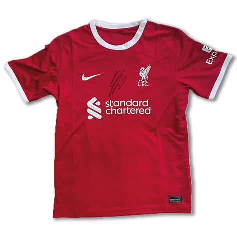 Jurgen Klopp Liverpool Fc Signed Shirt Charitystars