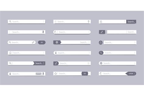 Search Bar Address Search Field Interface Bar Ui Navigation Web Con By Winwin Artlab