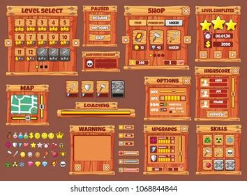 Complete Set Graphical User Interface Gui