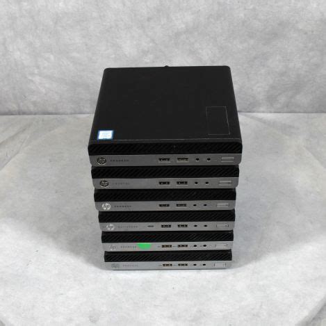 Six Various Hp Prodesk Desktops