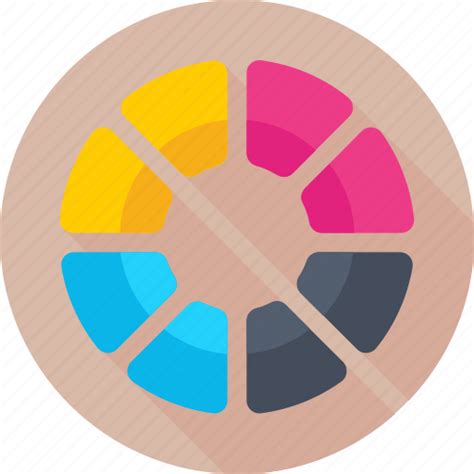 Circular Chart Diagram Pie Chart Pie Graph Statistics Icon