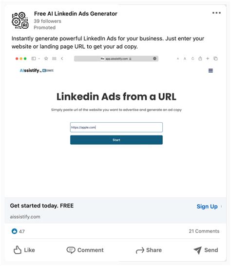 Free Ai Linkedin Ads Generator For B2b