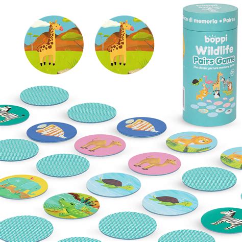 Boppi Pairs Game Wildlife Click Europe