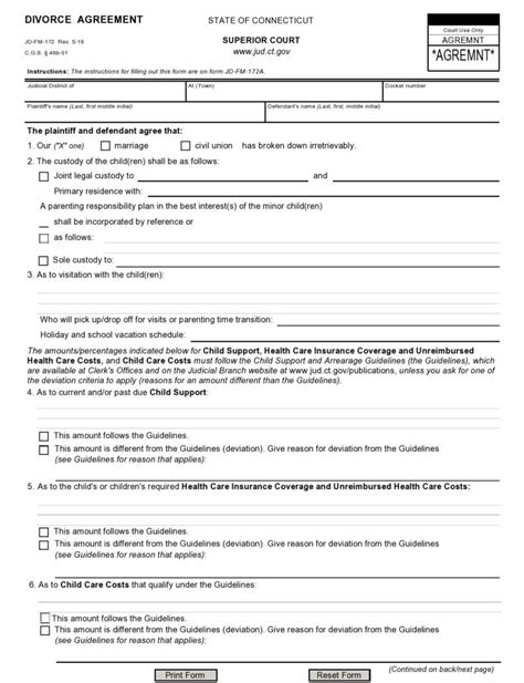 49 Editable Marital Settlement Agreements Word Pdf ᐅ Templatelab