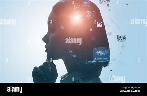 AI Artificial Intelligence Concept Deep Learning IoT Internet Of Things I Stock Video