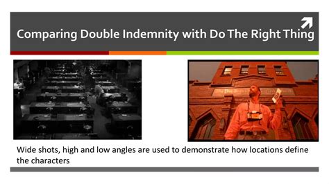 Comparing Double Indemnity And Do The Right Thing Pptx