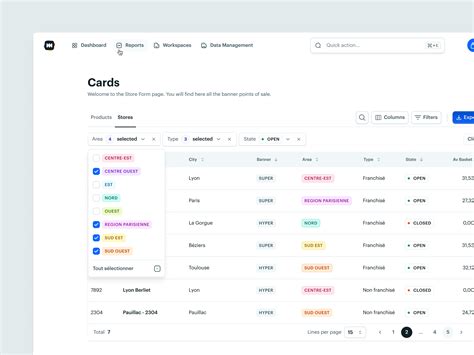 🗄 Table Filters By Jubeo On Dribbble