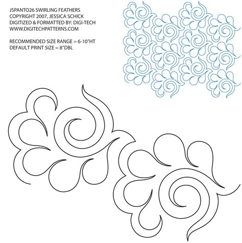 Continuous Line Quilting Long Arm Quilting Patterns Free Motion