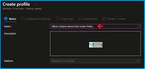Allow Cortana Above Lock Screen Policy Using Intune Htmd Blog
