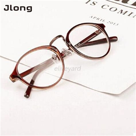 Mens Womens Nerd Bril Lens Occhiali Occhiali Retro Vicedeal
