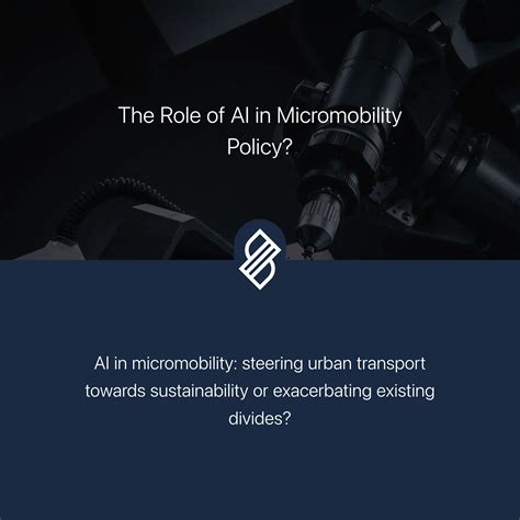 The Role Of Ai In Micromobility Policy → Scenario