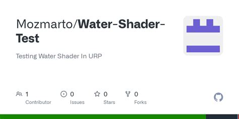 Github Mozmartowater Shader Test Testing Water Shader In Urp