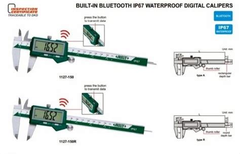 Bluetooth Digital Caliper For Industrial Accuracy 0 03 Mm At Rs 7300 Piece In Vasai Virar