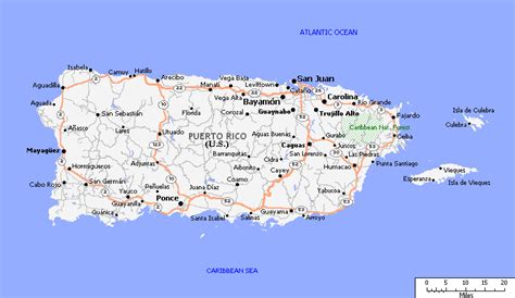 Puerto Rico Map