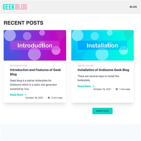 gridsome geek blog gridsome
