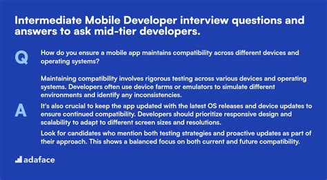 71 Mobile Developer Interview Questions Adaface