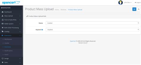 Opencart Csv Xml Xls Bulk Import Product Mass Upload