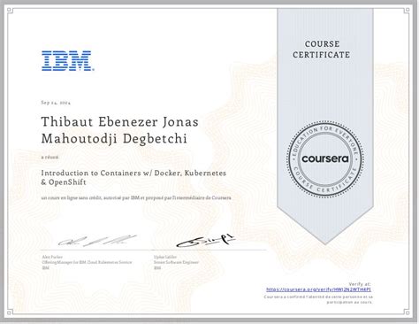 Docker Kubernetes Openshift Cloudnative Containers Devops Thibaut Degbetchi