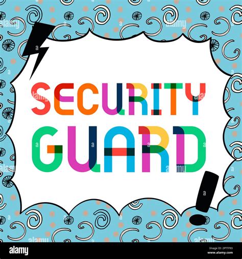 Conceptual Display Security Guard Concept Meaning Tools Used To Manage Multiple Security