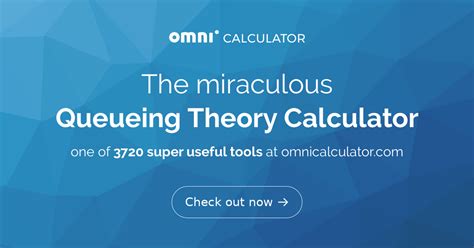 Queueing Theory Calculator