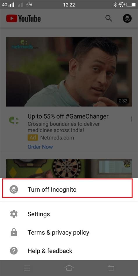 How To Use YouTube Incognito Mode
