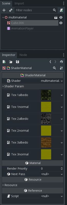 Multi Material Shader Godot Forums