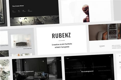 rubenz creative ajax html template