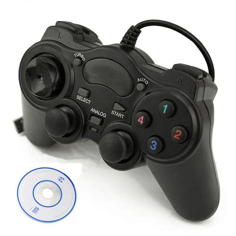 Hot Wired Usb 2 0 Black Gamepad Joystick Joypad Game Controller For Pc Laptop Computer Win7 8 10