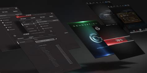 GENOVATION Custom GUI Elements Behance