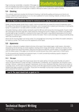 A Guide To Technical Report Writing Technical Report Writing PDF Civil Engineering Industry