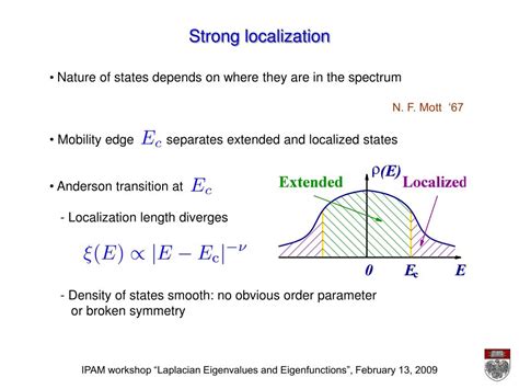 Ppt Anderson Transitions Critical Wave Functions And Conformal Invariance Powerpoint