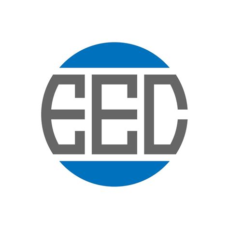 Eec Letter Logo Design On White Background Eec Creative Initials