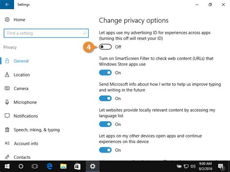 Privacy Settings In Windows Customguide