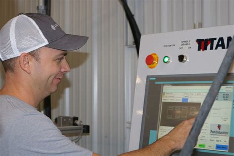 Cnc Machine Touchscreen Controls Itec™ Park Industries®