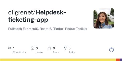 github cligrenet helpdesk ticketing app fullstack expressjs reactjs