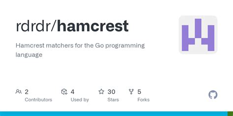 github rdrdr hamcrest hamcrest matchers for the go programming language
