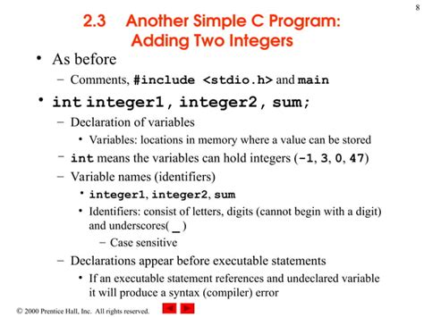 c chap02 ppt introduction to c programming language ppt