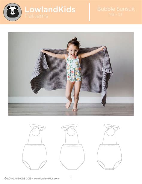 Bubble Sunsuit Pdf Sewing Pattern Etsy