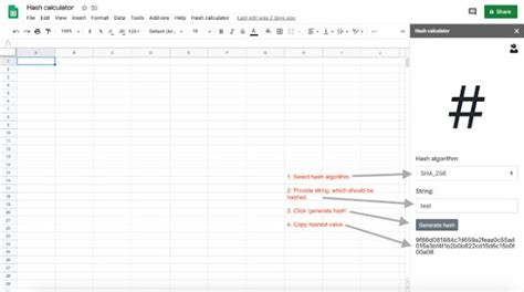 Hash Calculator Google Workspace Marketplace