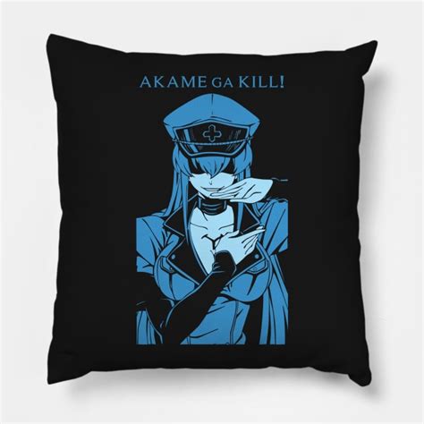 Esdeath Akame Ga Kill Manga Pillow Teepublic